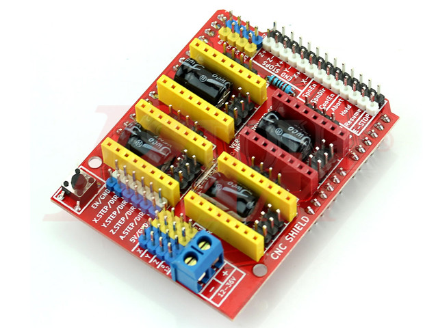 Arduino Shield - Uno CNC Machine V4 Board اردوينو شيلد اونو سي ان سي ...